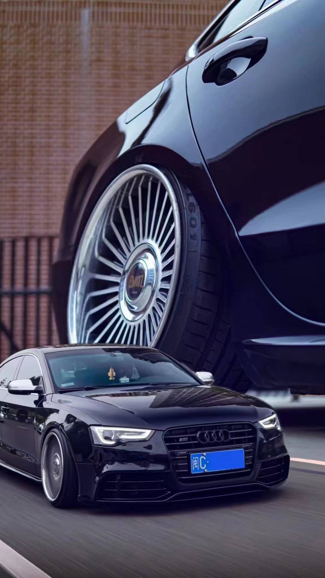 奥迪S5改装AIRBFT气动避震低趴姿态案例分享_搜狐汽车_搜狐网