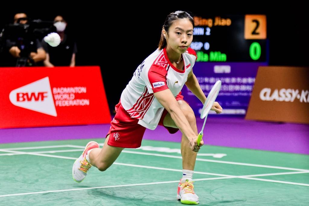 2023年BWF苏迪曼杯小组赛：何冰娇 2-0 杨佳敏-搜狐大视野-搜狐新闻