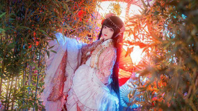 cos：东方project蓬莱山辉夜Cosplay正片9P-搜狐大视野-搜狐新闻