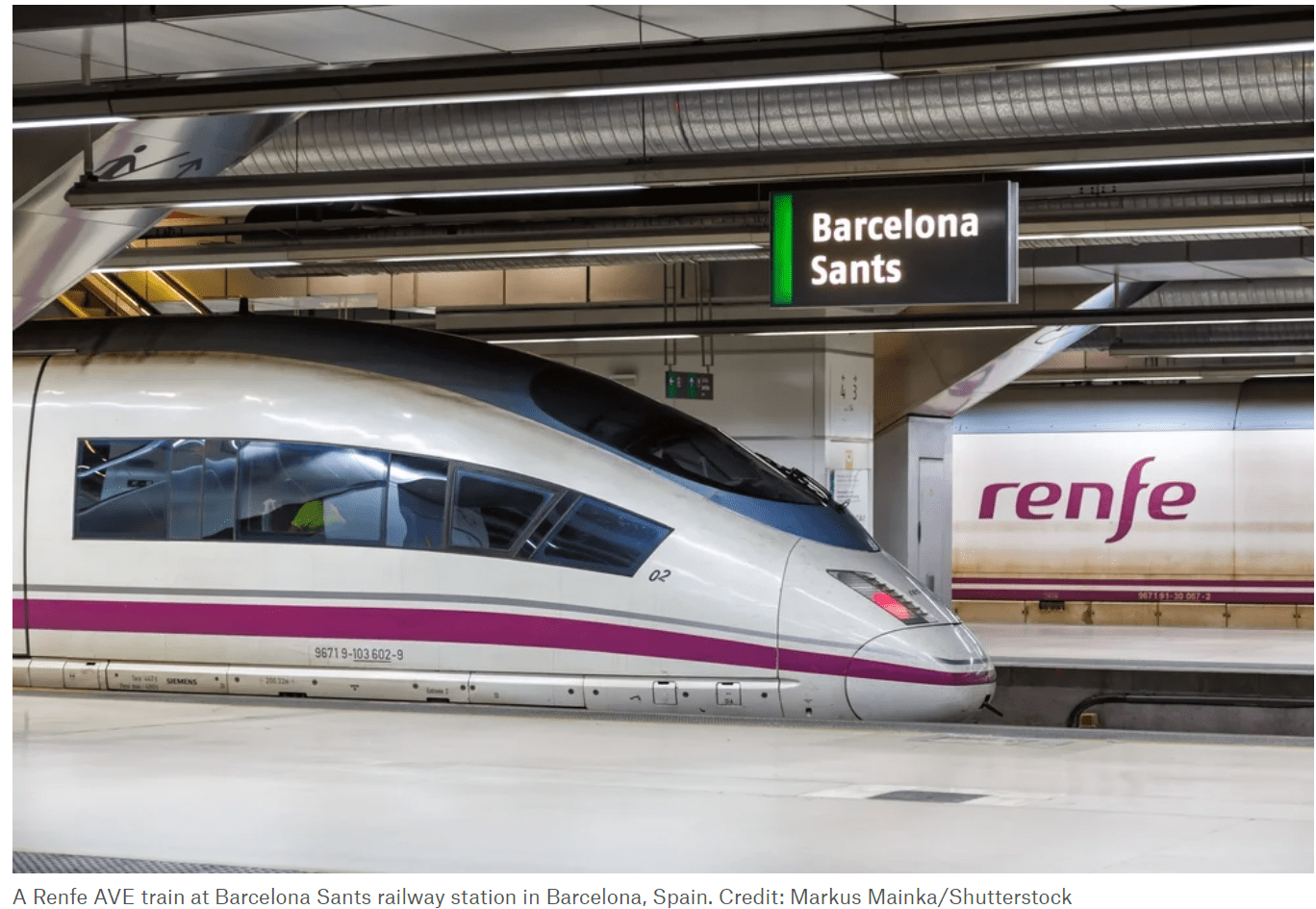 目前世界上速度最快的10列高速列车，中国的排名出乎意料！_公里/小时_西班牙_铁路