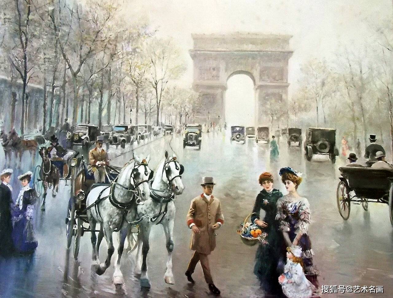 奥地利画家Adolf Pirsch的绘画作品-搜狐大视野-搜狐新闻