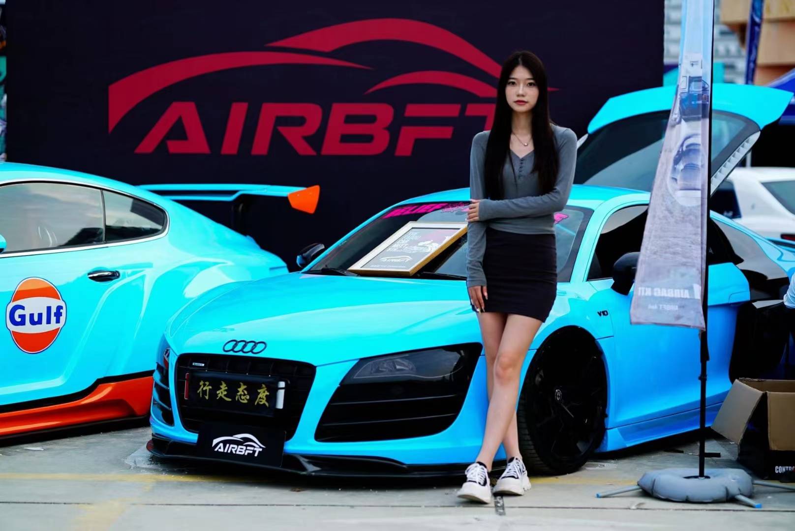 李洋分享宾利欧陆GT与奥迪R8改装AIRBFT气动避震品牌参加广东改装聚会_搜狐汽车_搜狐网