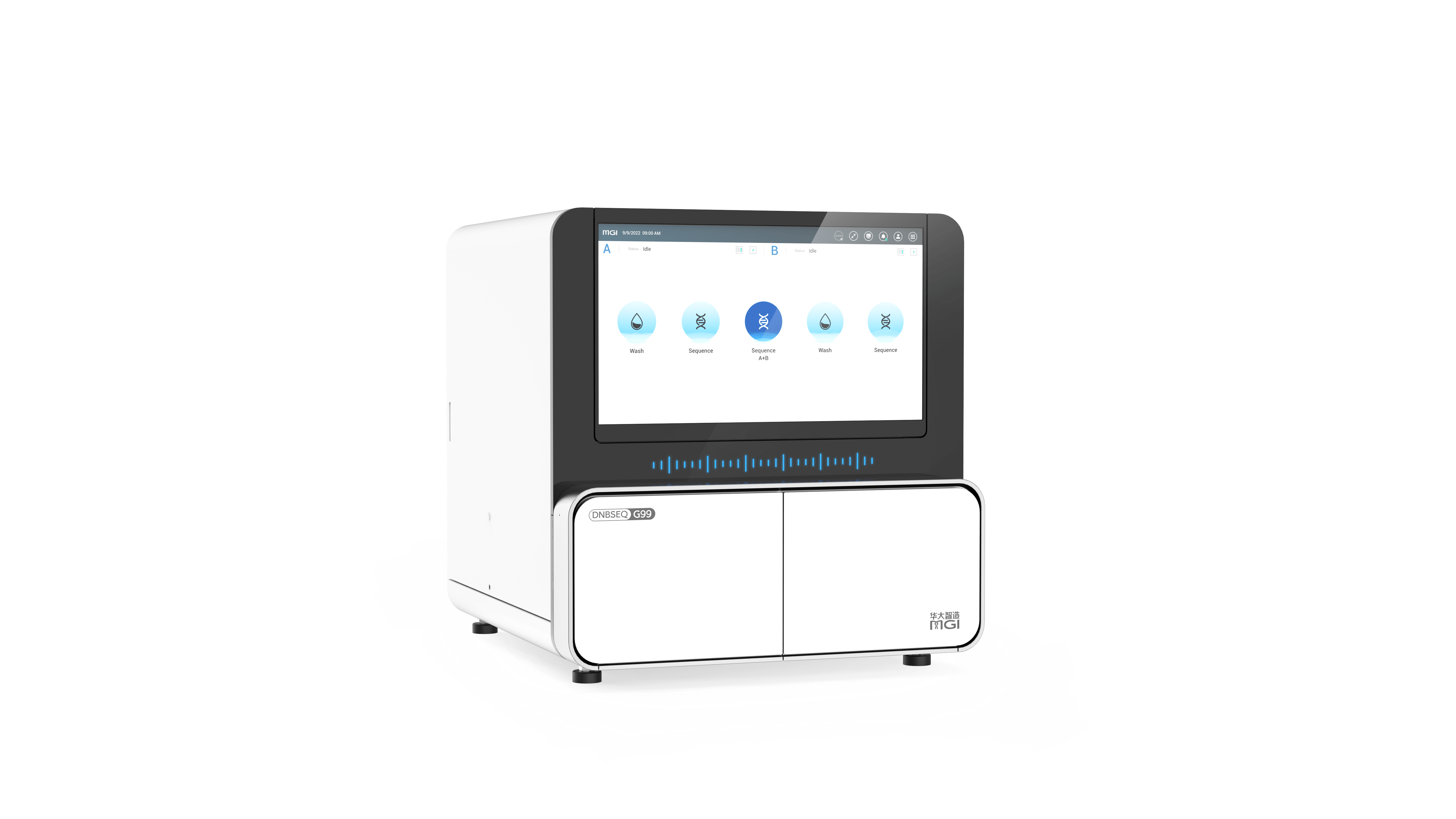 DNBSEQ-G99测序仪实拍图—华大智造-搜狐大视野-搜狐新闻