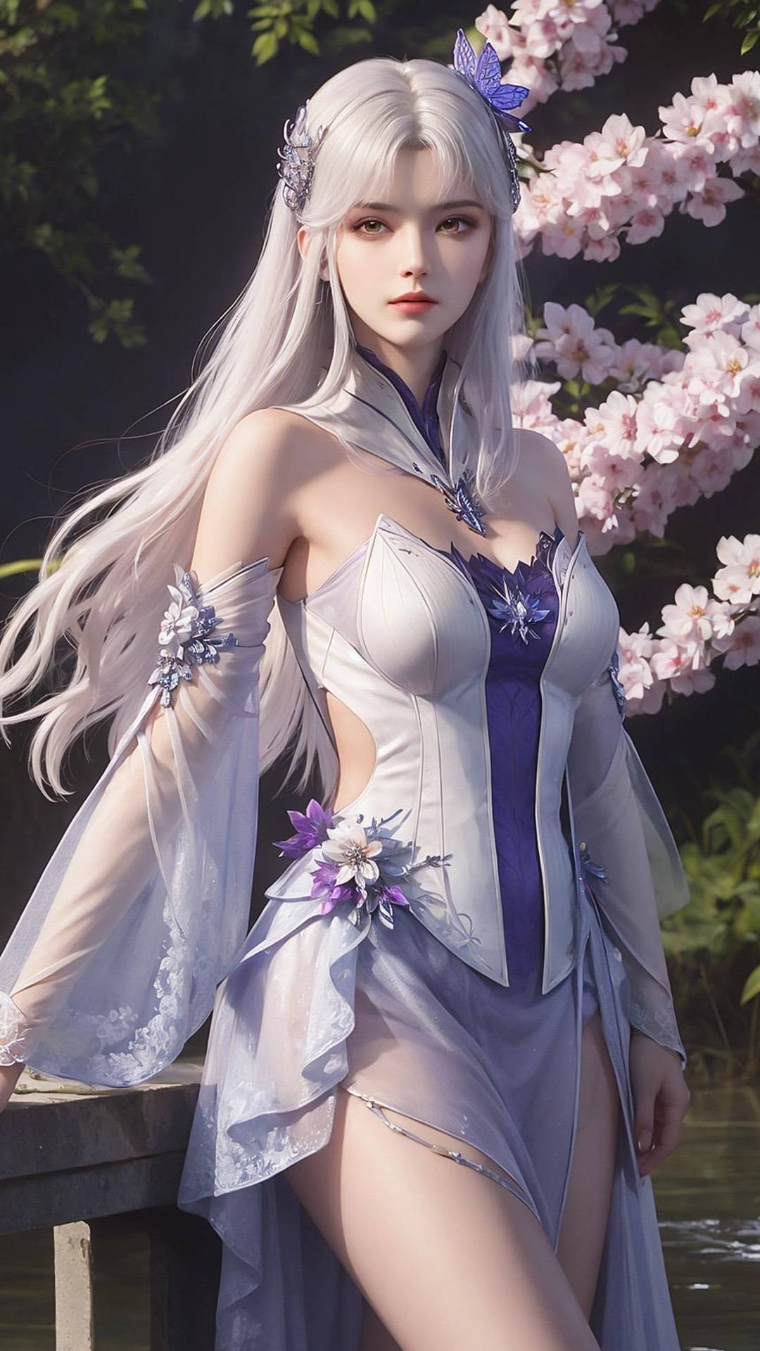 国漫女神ai绘画:斗破苍穹小医仙4k高清手机壁纸 搜狐大视野 搜狐新闻