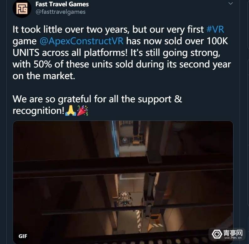 VR游戏《Apex Construct》已售10万份，Quest立功_Oculus