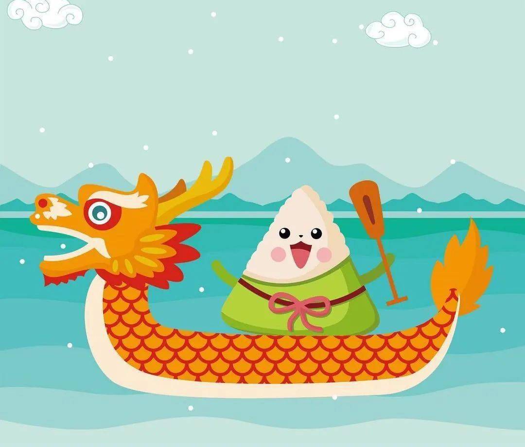 端午节龙舟图片简笔画-千图网