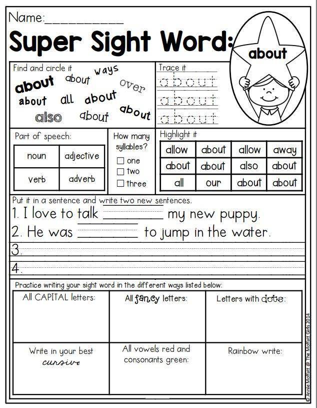限时分享⇩Sight Words练习册1-5全套-搜狐大视野-搜狐新闻