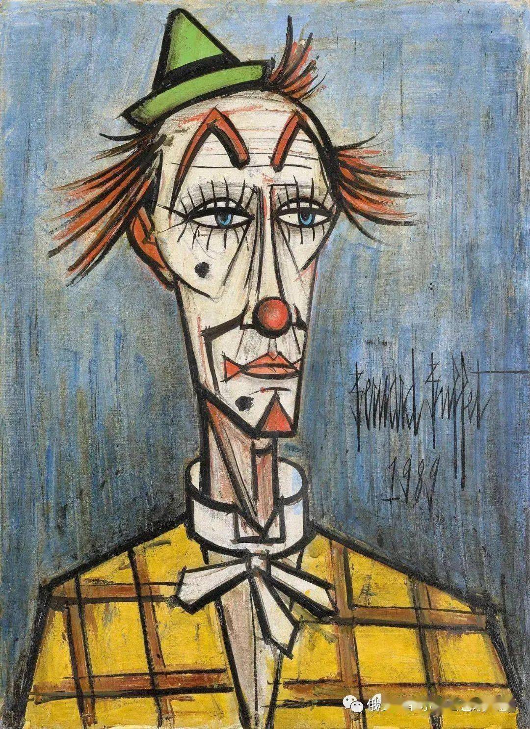 法国表现主义画家Bernard·Buffet 绘画作品欣赏_艺术
