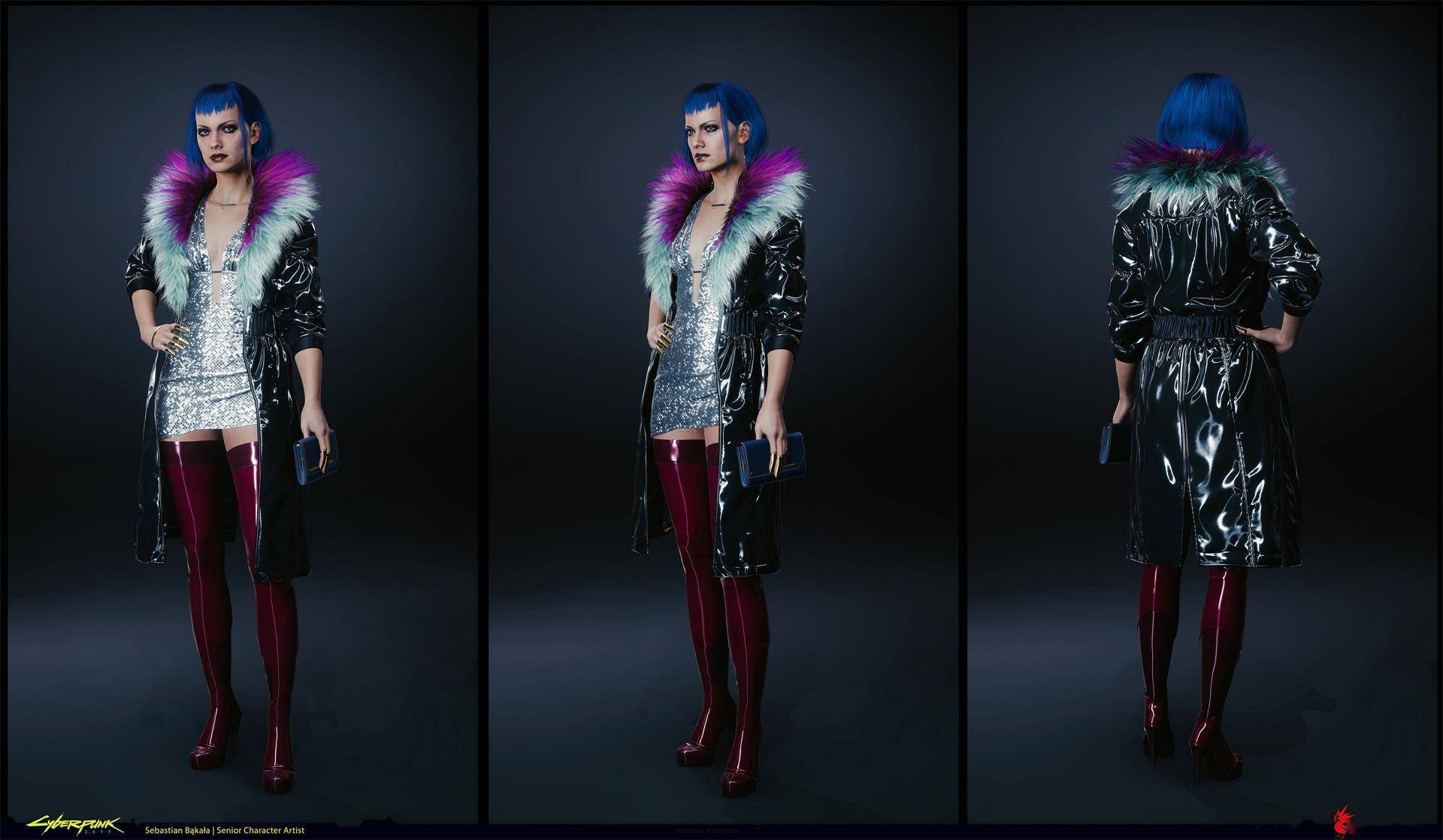 CDPR角色颜值保证 画作欣赏137期Bakala_赛博