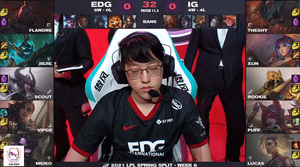 Puff回归Theshy剑魔天神下凡！IG击败EDG_Rookie