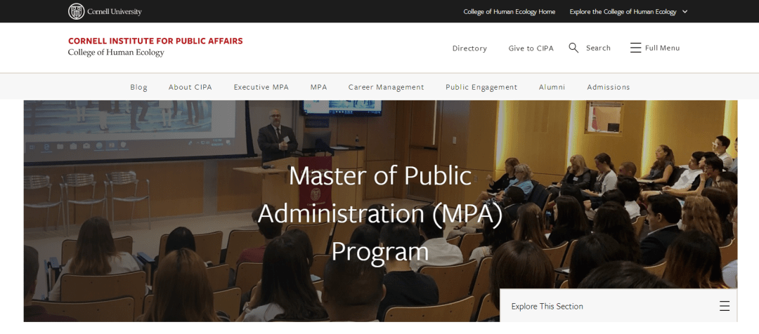 2021 VH Offer | GPA3.1获录康奈尔大学公共管理硕士！_项目