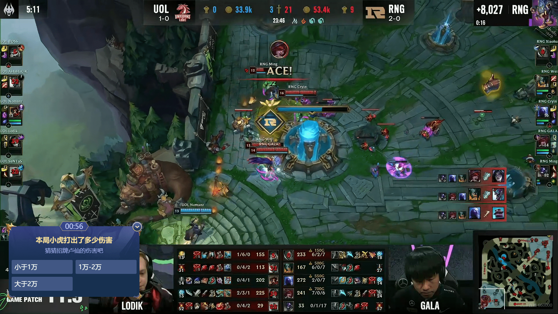 RNG横扫UOL打出A组无敌！MSI恐怕唯有DK能与之叫板_Wei