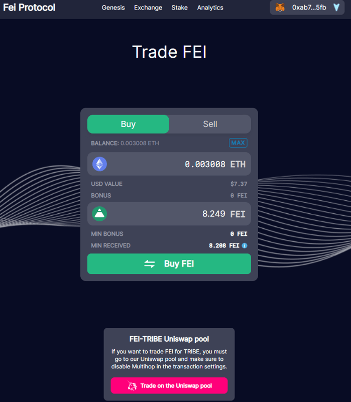 Fei Protocol （FEI）项目分析_DeFi