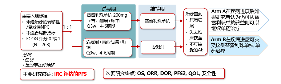 厚积薄发：替雷利珠单抗一线联合化疗治疗鼻咽癌III期临床研究 （RATIONALE 309）中期分析达到主要研究终点_患者