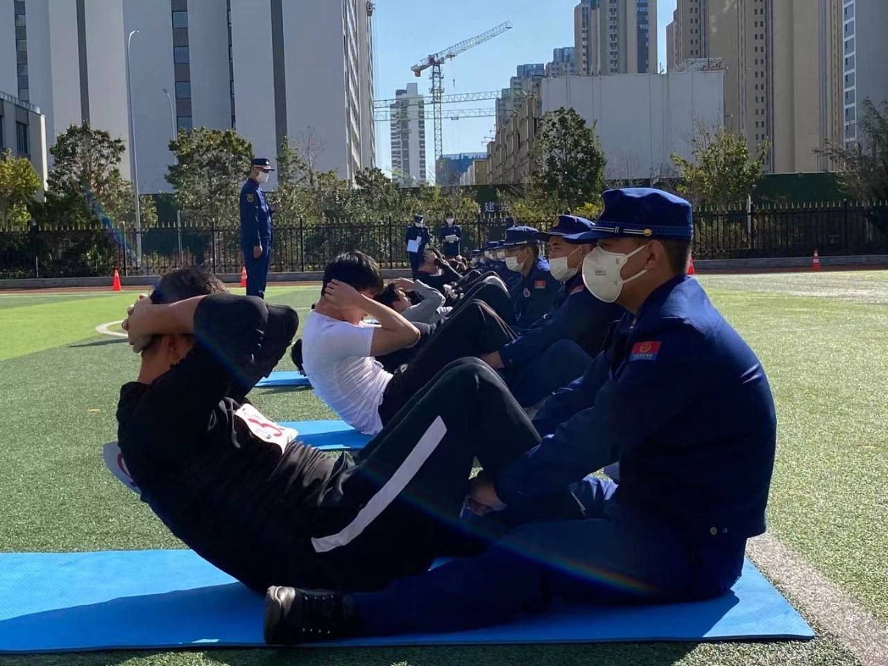 中山区招聘派驻街道消防文员体能测试工作圆满完成_监考