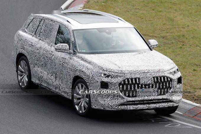 奥迪全新Q9谍照曝光！车长5.2米/专供国内市场_搜狐汽车_搜狐网