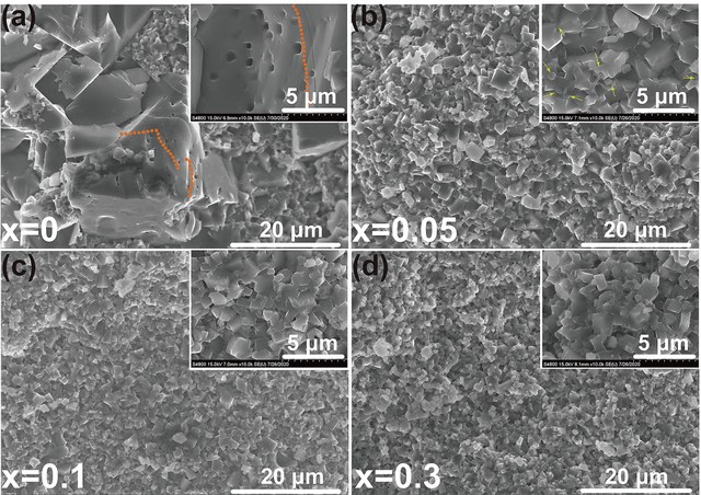 杨勇教授EnSM 深入了解硅掺杂NASICON型固体电解质 Li1.3Al0.3Ti1..._离子_晶粒_样品