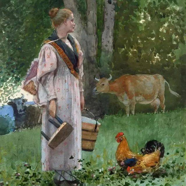 超经典的水彩！艺术家温斯洛·霍默笔下动人的画面_主题_成功_油画