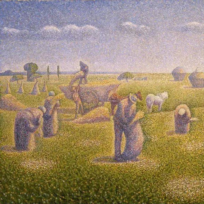 绘画欣赏——Charles·Angrand_年代_微信_油画