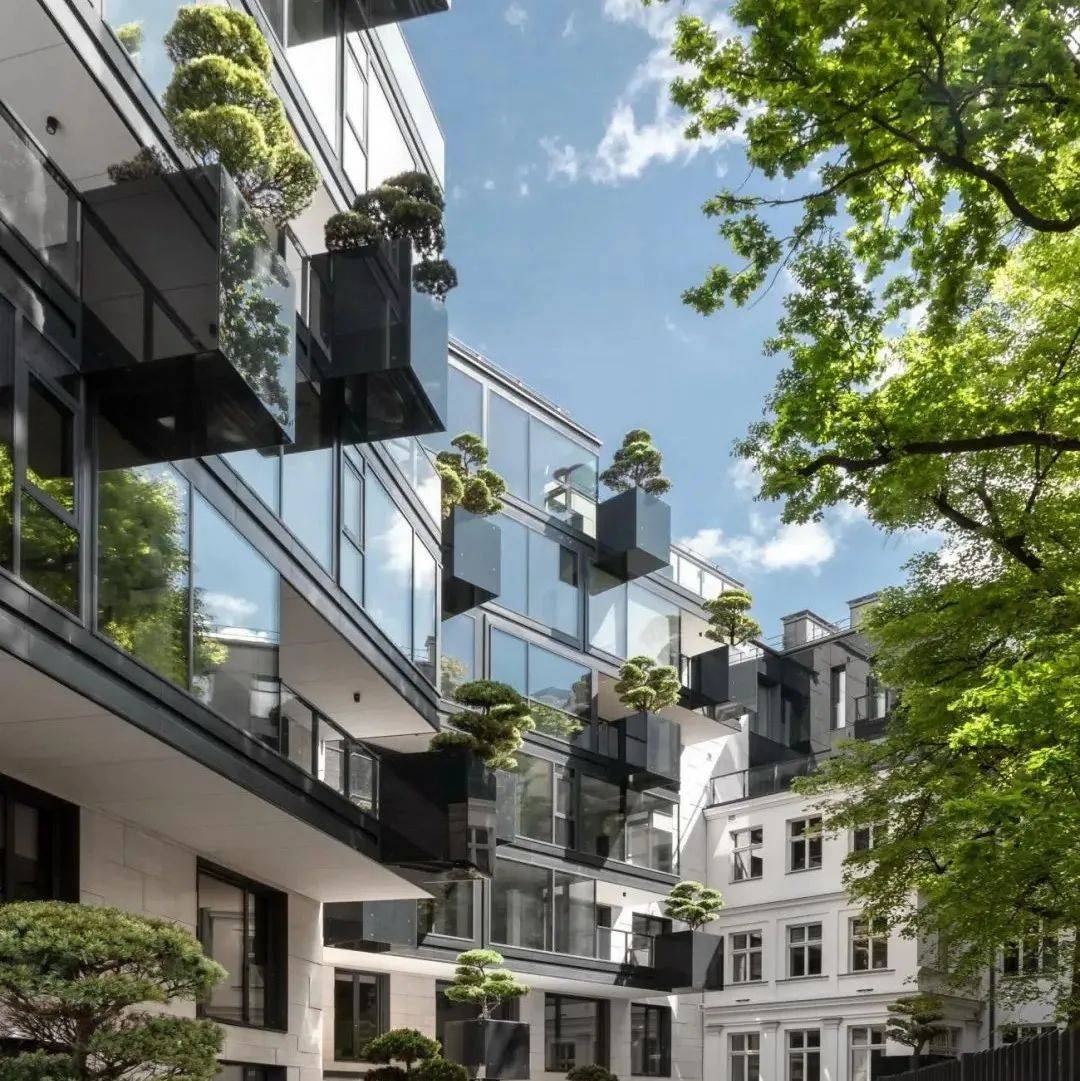 一户送一棵不老松，又一网红公寓出圈了 / Karl Johann Felsko_建筑_飞翔_外墙