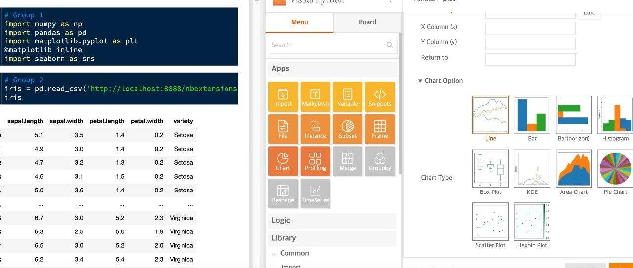 Jupyter Notebook又一懒人神器,拖拽生成python代码!pdf分析word 1056