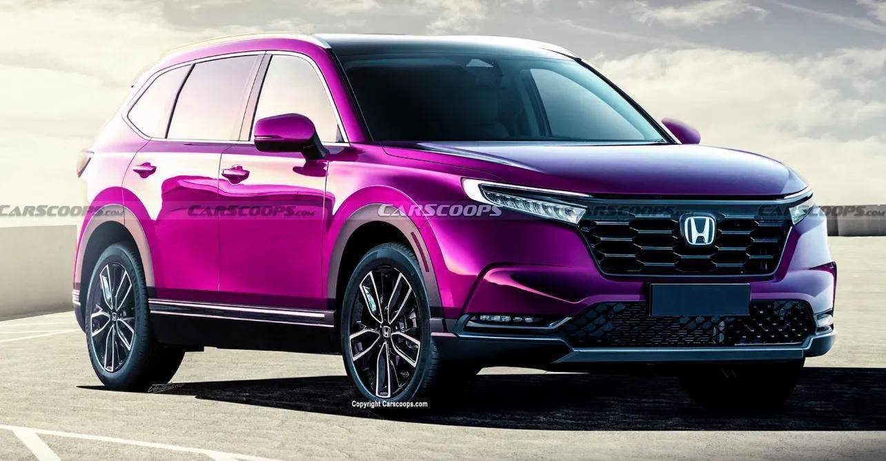 7座CRV曝光！缤智前脸+冠道造型，第三排放在后备箱_搜狐汽车_搜狐网