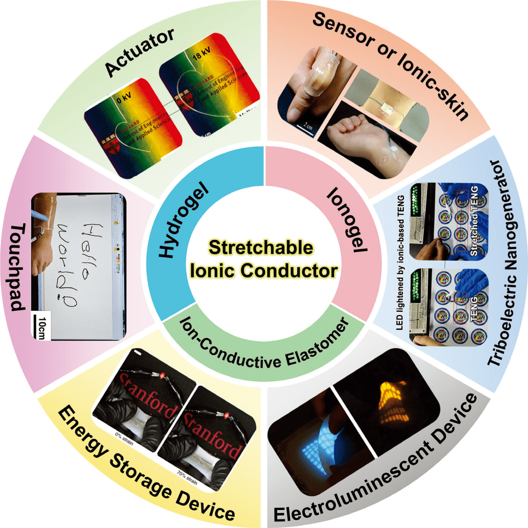 吉林大学刘小孔课题组MRC综述：柔性可拉伸离子导体及其在柔性电子中的应用_导电_凝胶_材料