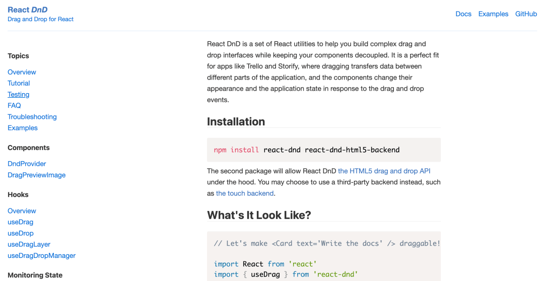 简单好用的前端拖拽排序库_React_Github_https