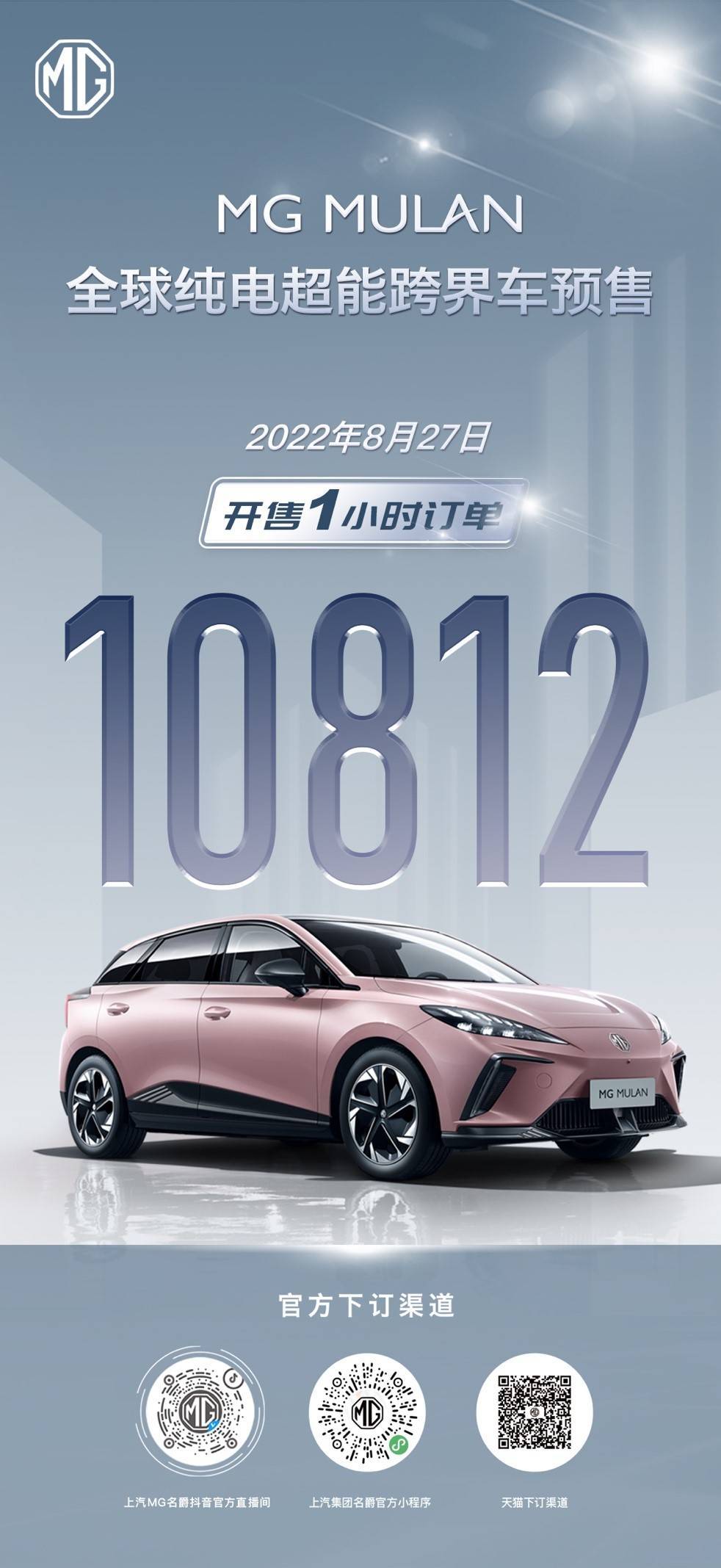 MG MULAN将于9月13日全球上市，开启“万辆赴欧”新征程_搜狐汽车_搜狐网