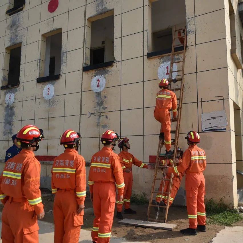 市县应急 许昌市举行综合救援突击队阶段性训练课目汇报演示活动 许昌市 救援 突击队