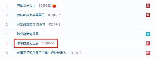查尔斯继位,英媒用 国王配偶”形容卡米拉,非正式的王后头衔queentheconsort