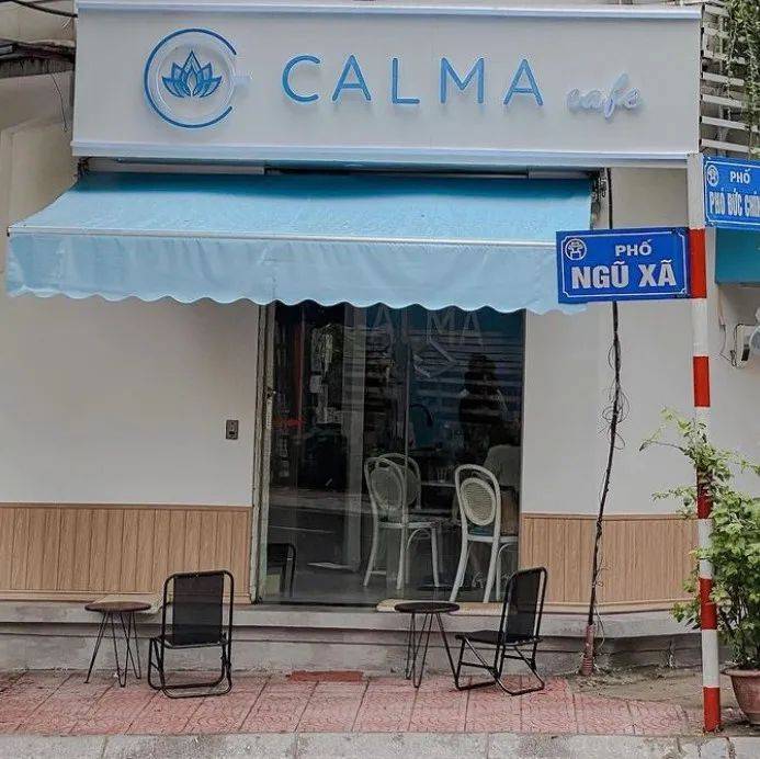 河内探店 81 · Calma cafe_均价_店名_色调
