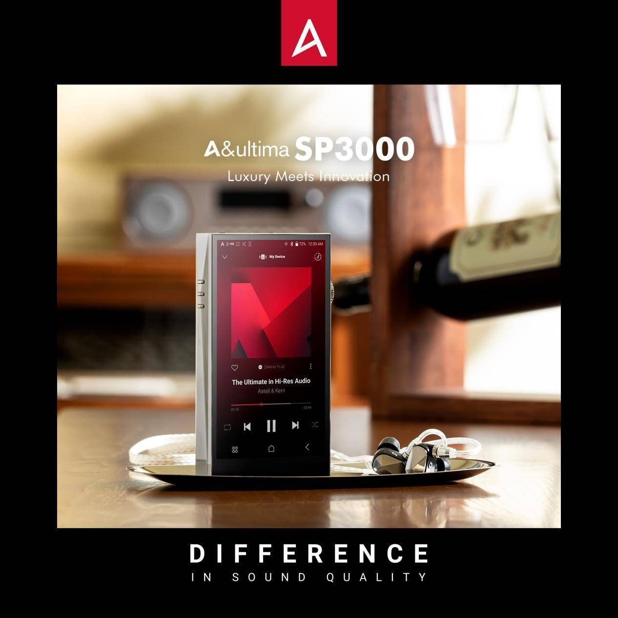 王者旗舰终登场！A&ultima SP3000闪耀而至！_播放器_系统_音频