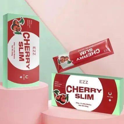 【EZZ第三代新款车厘子果冻】阿娇独家瘦肚神器，旗舰店79/盒，我们319元到手15盒_ezz_运动_都能