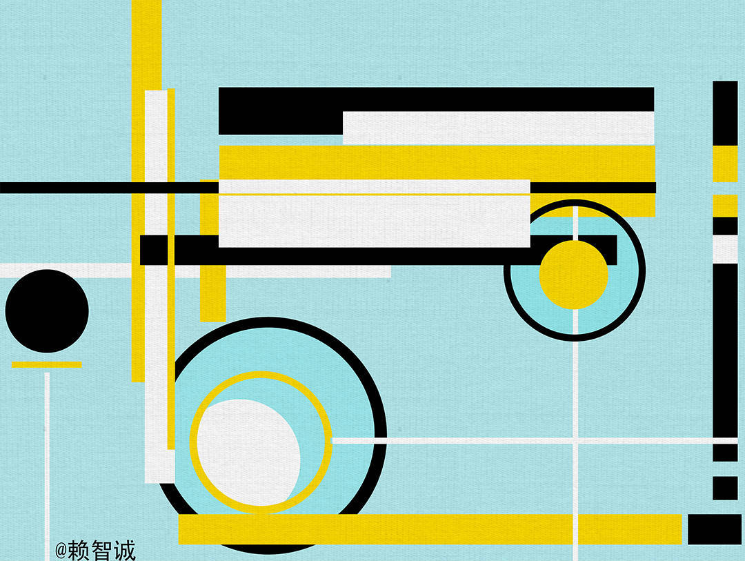 艺术丨艺术家赖智诚LaiZhicheng绘画作品_cm_后现代_北京