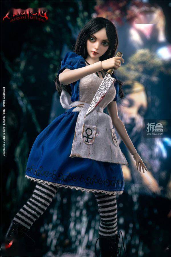 龙山重工 爱丽丝疯狂回归 ALICE 1/6游戏可动兵人女人偶_官方_地台_仿真