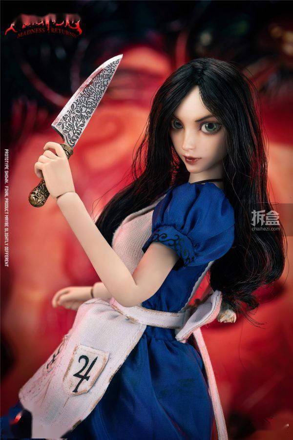 龙山重工 爱丽丝疯狂回归 ALICE 1/6游戏可动兵人女人偶_官方_地台_仿真