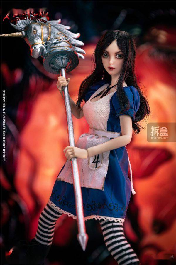 龙山重工 爱丽丝疯狂回归 ALICE 1/6游戏可动兵人女人偶_官方_地台_仿真