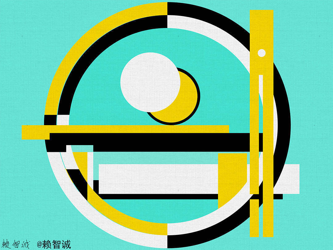 中国当代最重要的抽象艺术家之一：赖智诚LaiZhicheng抽象作品_cm_后现代_景色