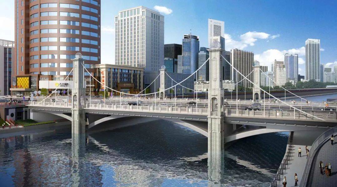 “东风桥”设计方案投票结果出炉！_潍坊_寓意_拱桥