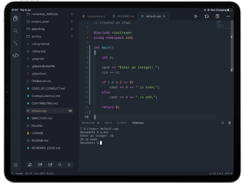 iPad 上最强 IDE，支持 20 多种开发语言，还开源了_Xcode_App_应用