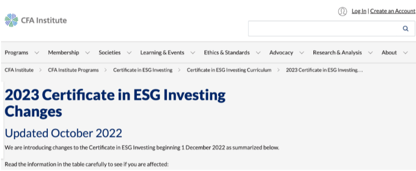 码住！我靠自学拿下CFA协会官方ESG证书_留学生_各行各业_岗位