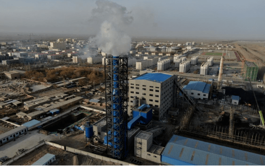 【干在实处 走在前列】阿克塞县70MW燃煤热水链条锅炉及配套基础设施建设项目进入试运行阶段_审核_陈君瑞_阿斯哈尔