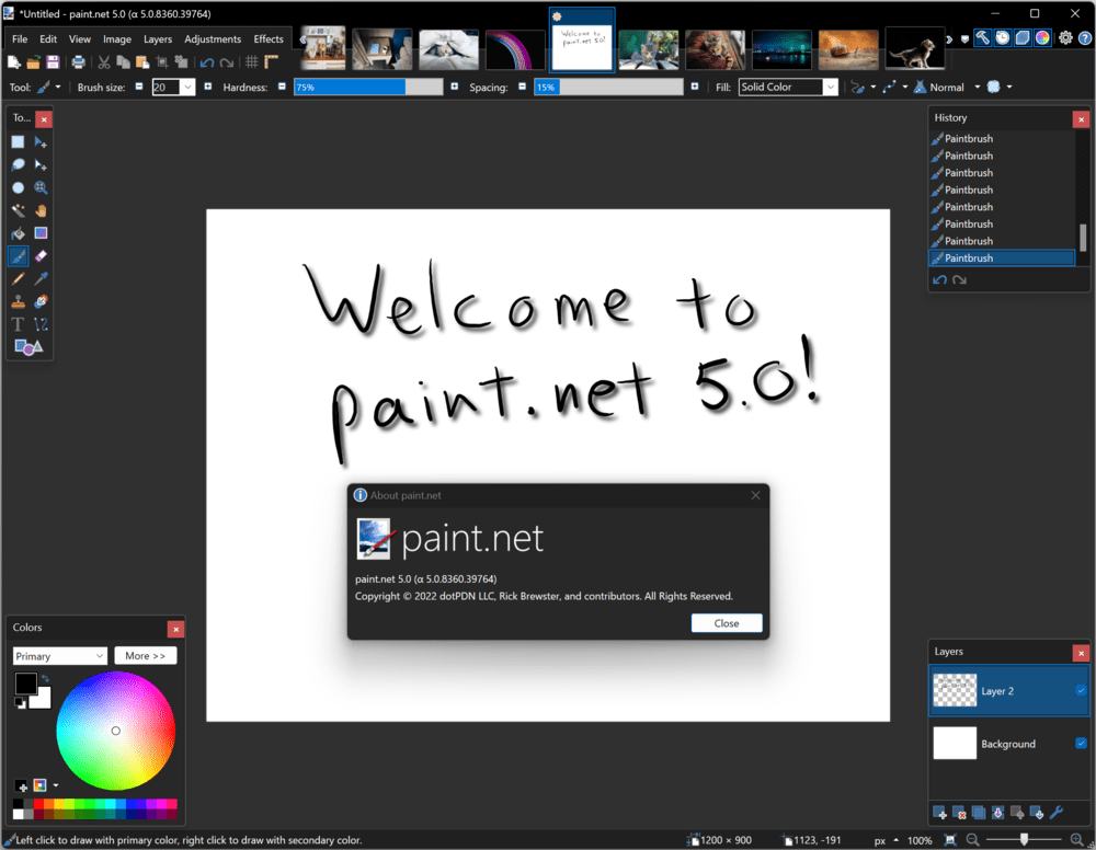 图像编辑器 Paint.net 5.0 Alpha 发布_版本_运行_包括