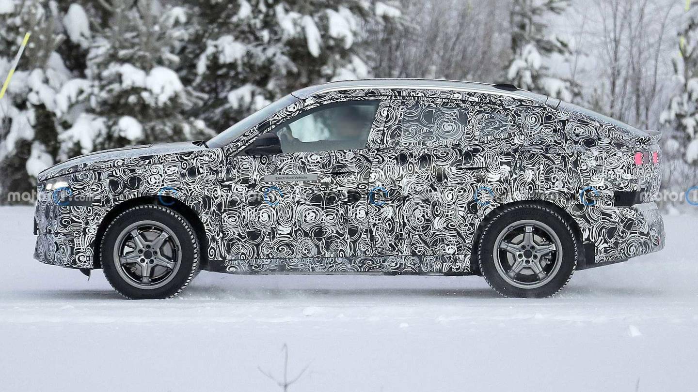 宝马 iX2 冬季测试谍照曝光，定位纯电轿跑 SUV_搜狐汽车_搜狐网