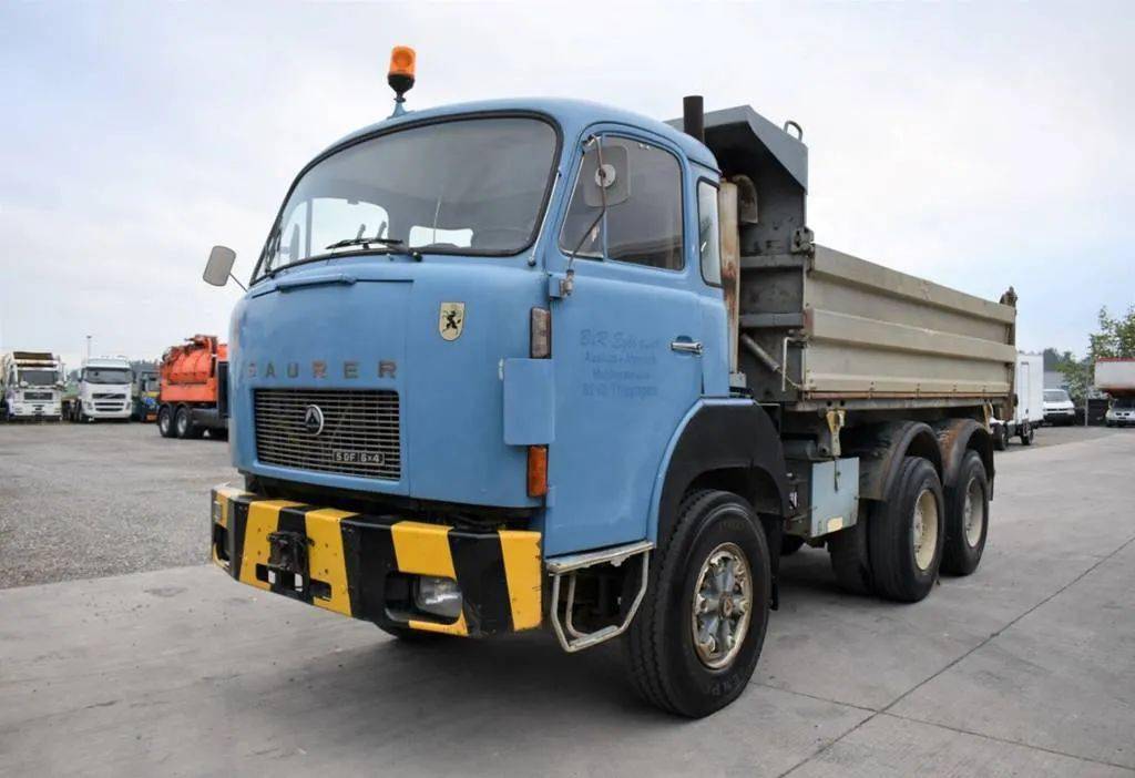 瑞士Saurer 5DF平头自卸车 圆润的欧洲卡车_搜狐汽车_搜狐网