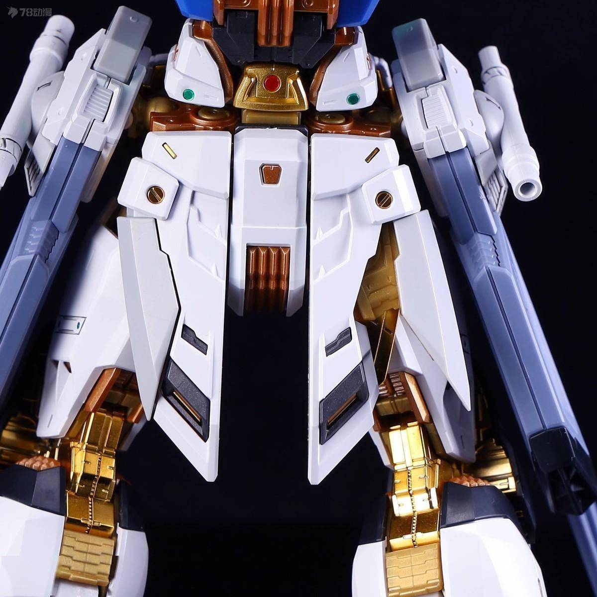 78官测：MG MGEX 强袭自由高达_细节_骨架_金色