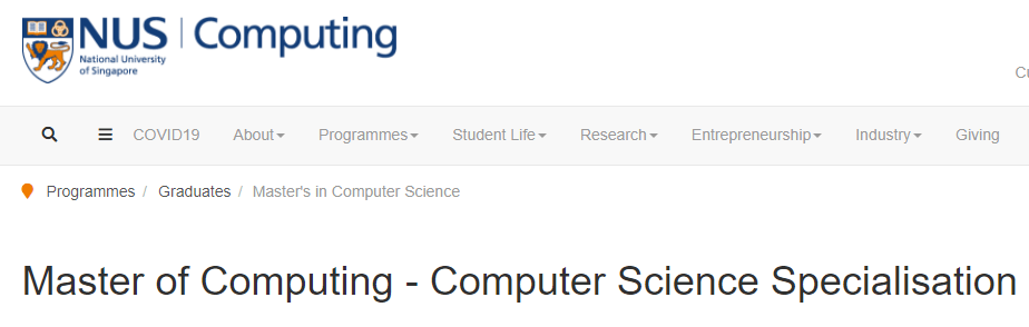 NUS计算机硕士项目&设计与工程学院已开放23Fall申请！_在研究_大学_领域
