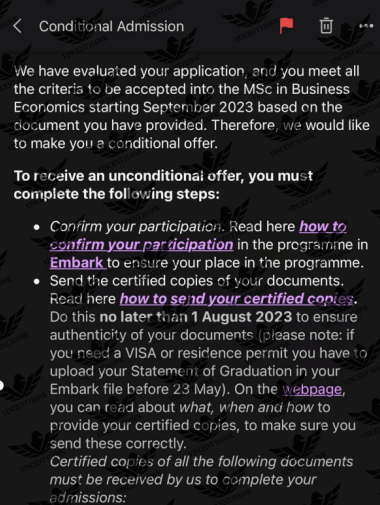 2023 VH Offer | 恭喜VH学员获录阿姆斯特丹大学商业经济学硕士_企业_组织_研究