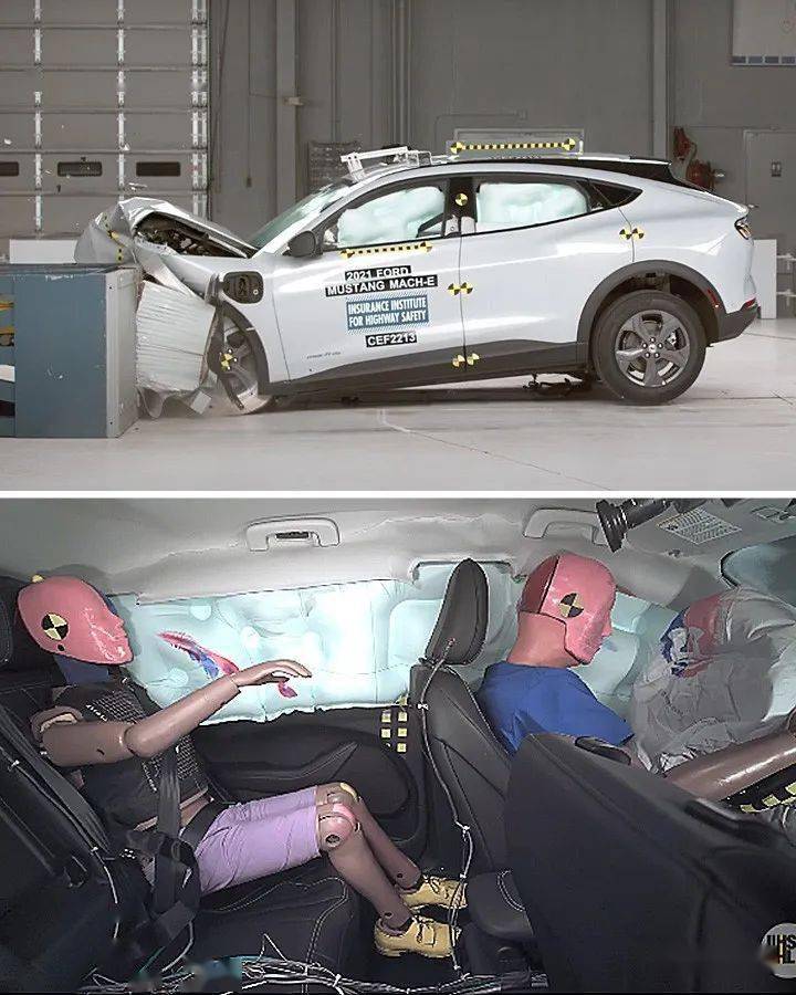 【良好评价】Mustang Mach-E、 Model Y获良好评价，IIHS公布最新十三款中型SUV正面碰撞测试结果_搜狐汽车_搜狐网